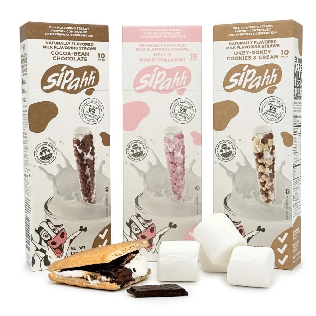 S'more To Love 30 Pack Milk Flavor Straws | Sipahh